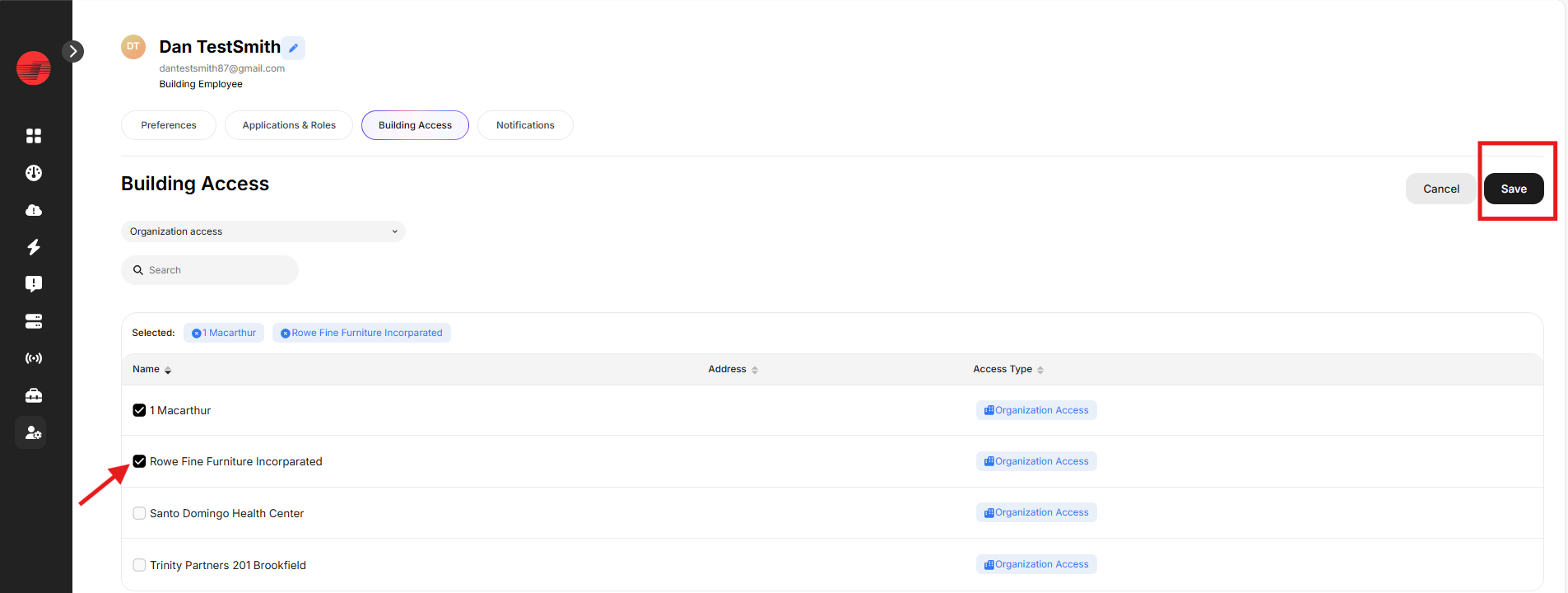 How to modify existing user in Trane Connect – Trane Digital Support