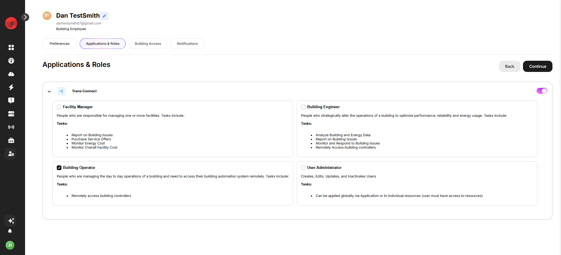 How to create a New User in Trane Connect – Trane Digital Support